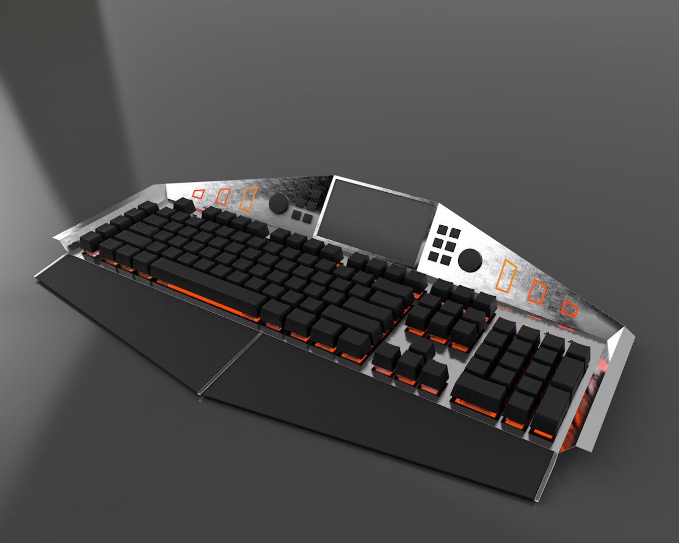 Modern Gaming Keyboard Rgb 3D Model - TurboSquid 1252312