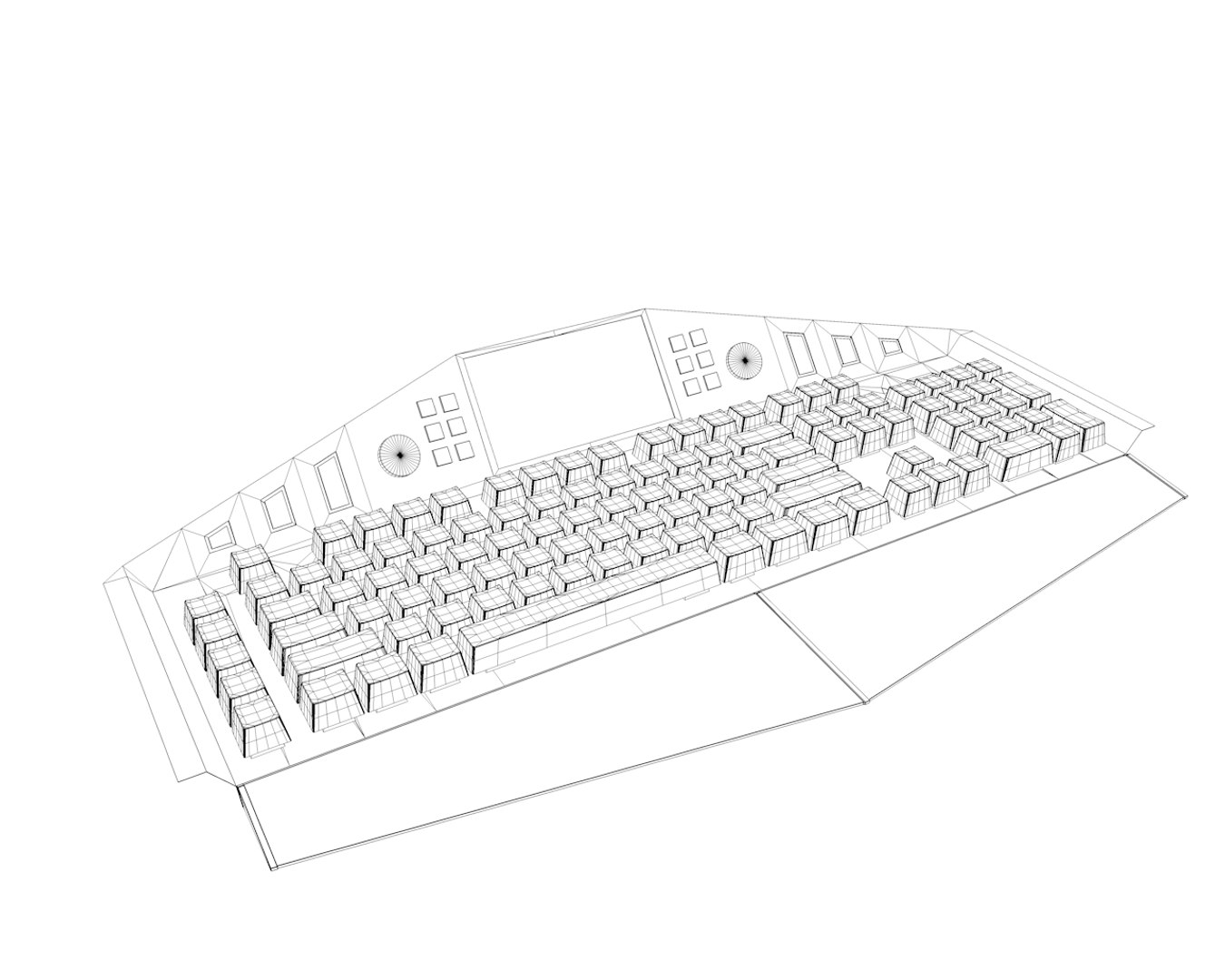 Modern Gaming Keyboard Rgb 3D Model - TurboSquid 1252312