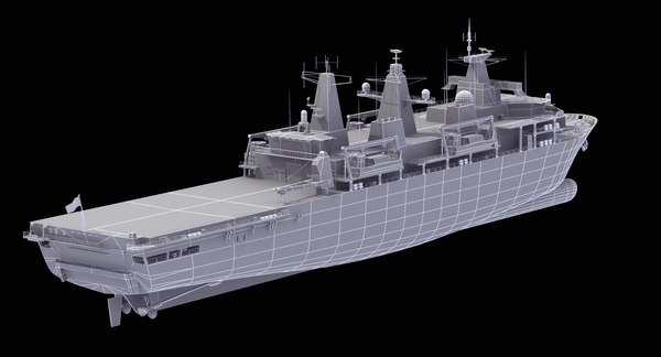 Hms albion transport 3D model - TurboSquid 1170525