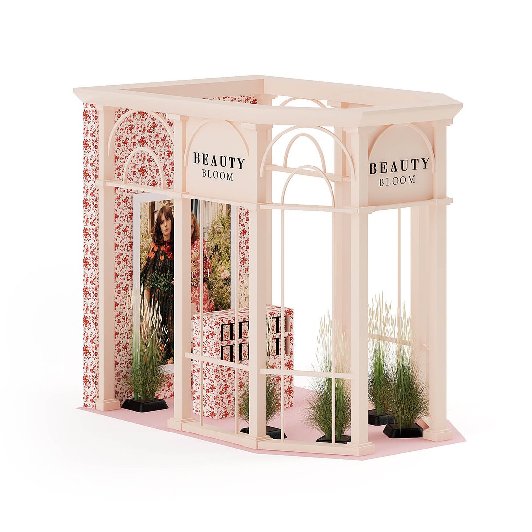 Pink Beauty Stall 3D Model - TurboSquid 1442992