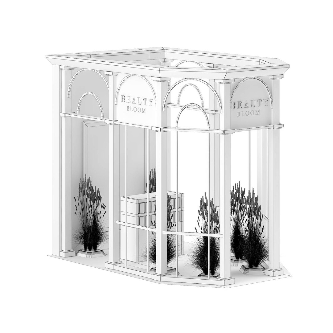 Pink Beauty Stall 3D Model - TurboSquid 1442992