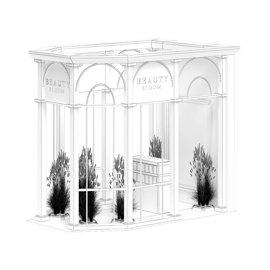 Pink Beauty Stall 3D Model - TurboSquid 1442992