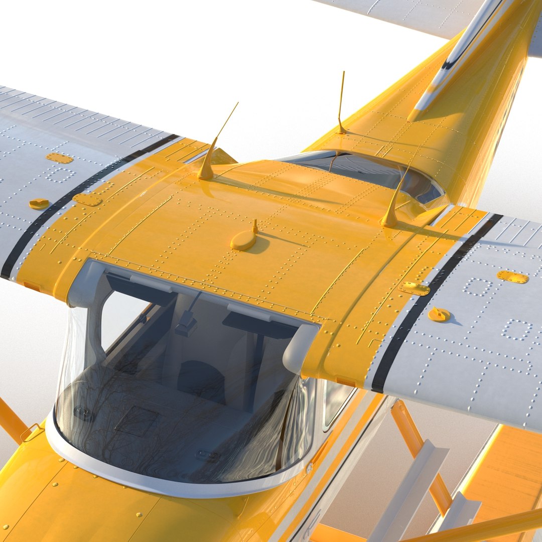 Cessna 182 Skylane Floats 3d Max