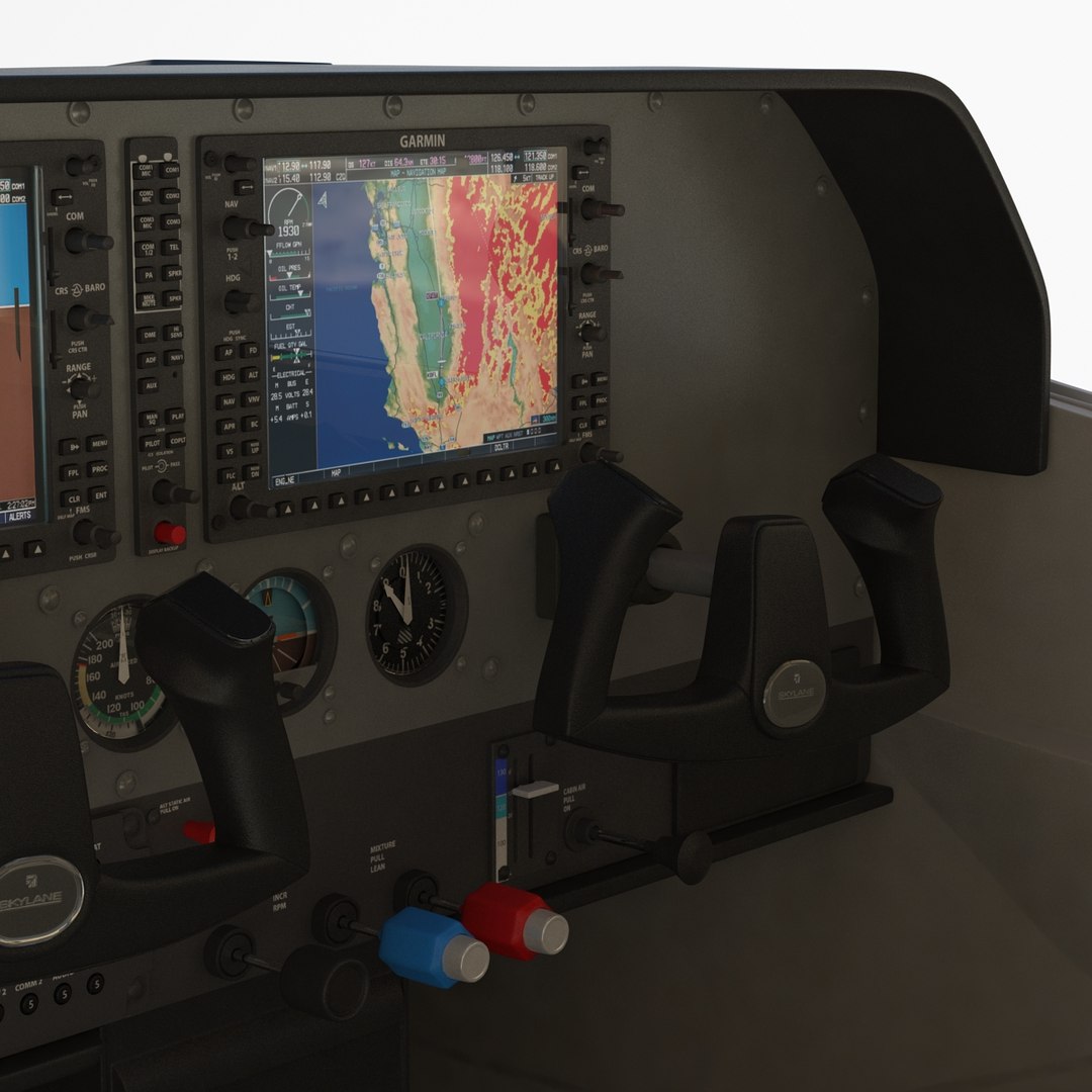 Cessna 182 Skylane Floats 3d Max