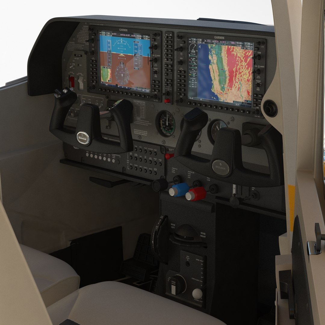 Cessna 182 Skylane Floats 3d Max