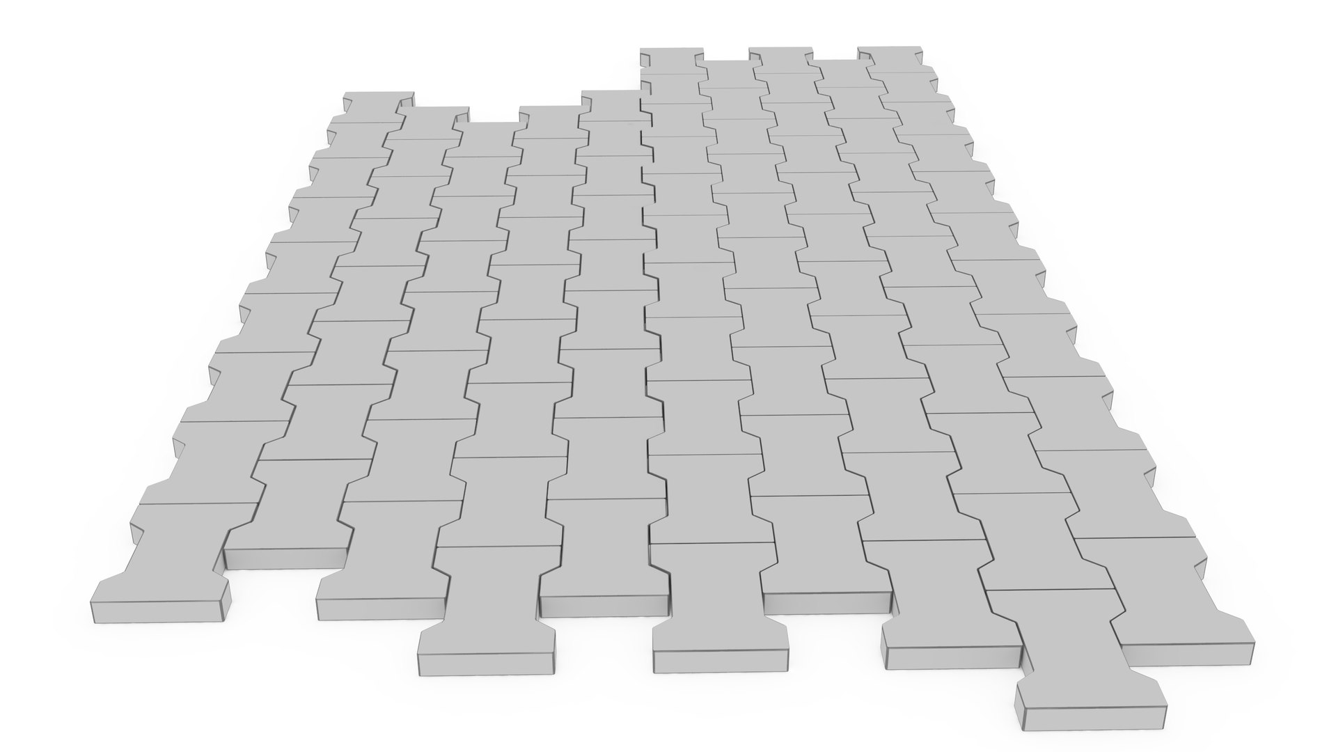 Stone Pavement 3D Model - TurboSquid 1985183