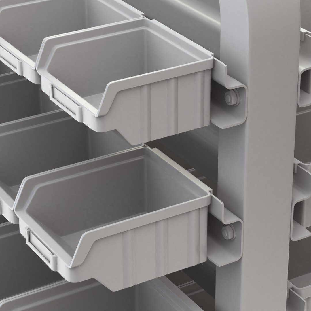 Storage Shelf 3D Model - TurboSquid 1251913