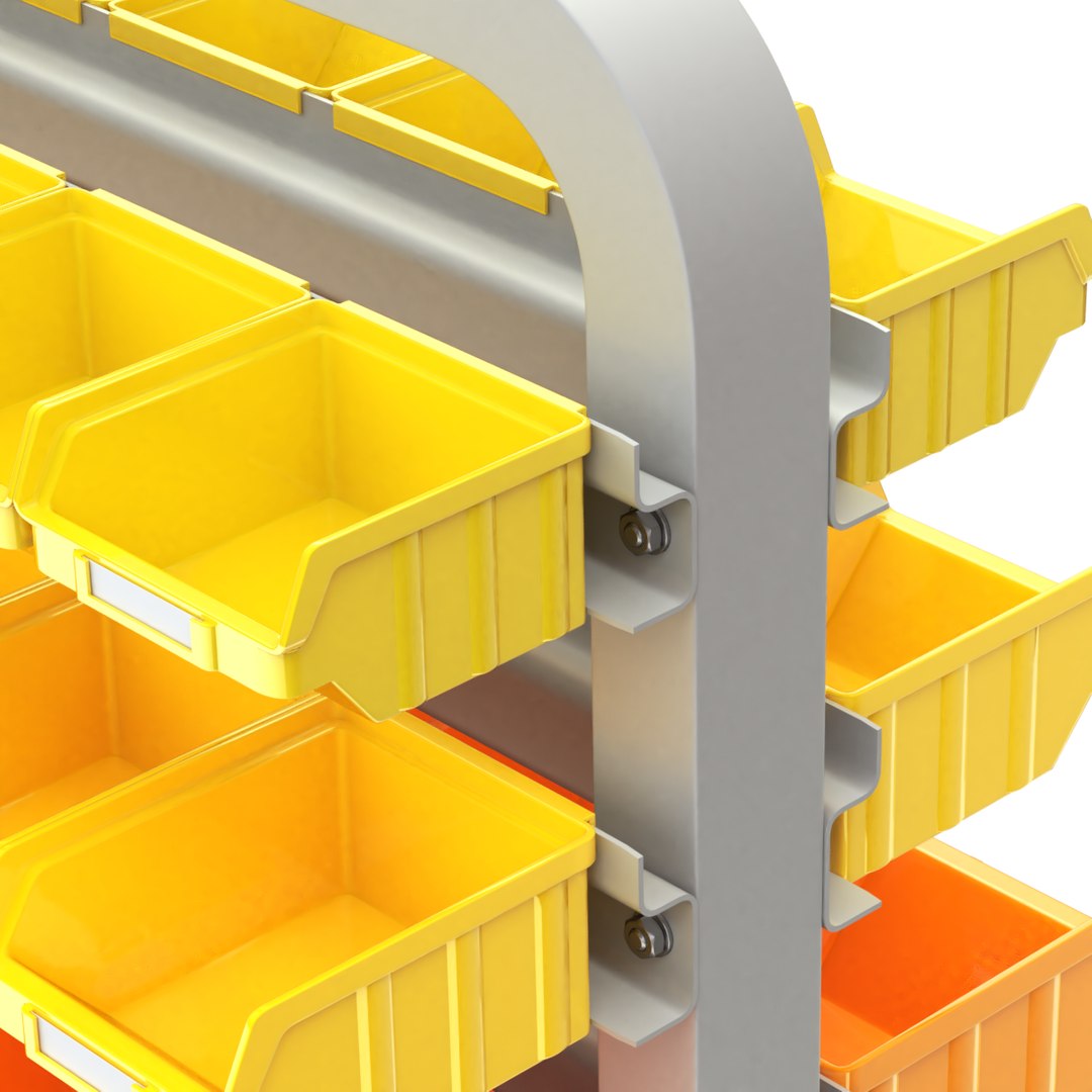 Storage Shelf 3D Model - TurboSquid 1251913