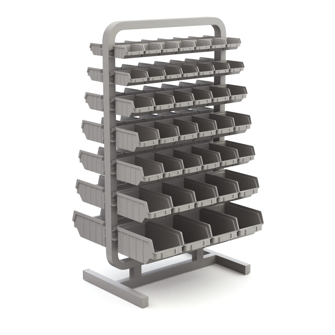 Storage Shelf 3D Model - TurboSquid 1251913