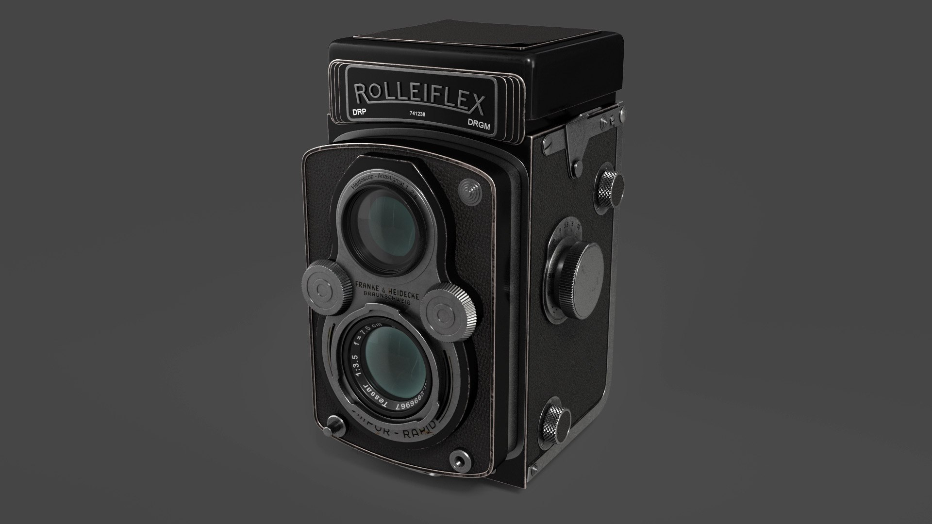 Rolleiflex Camera 8K PBR Textures 3D - TurboSquid 2080475