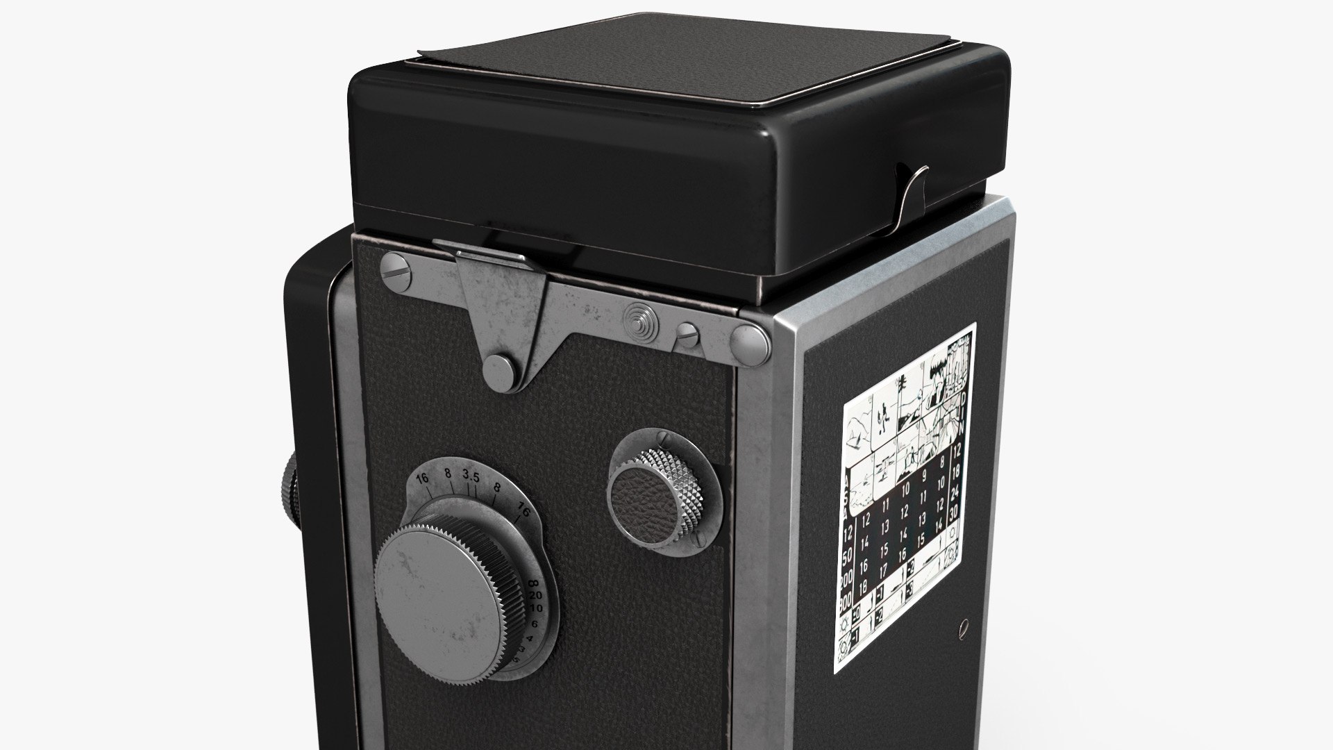 3D Rolleiflex Camera 8K PBR Textures - TurboSquid 2080474