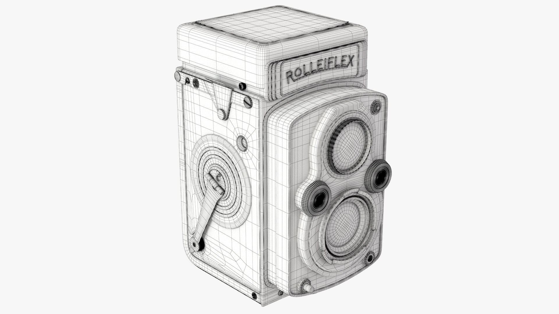 3D Rolleiflex Camera 8K PBR Textures - TurboSquid 2080474