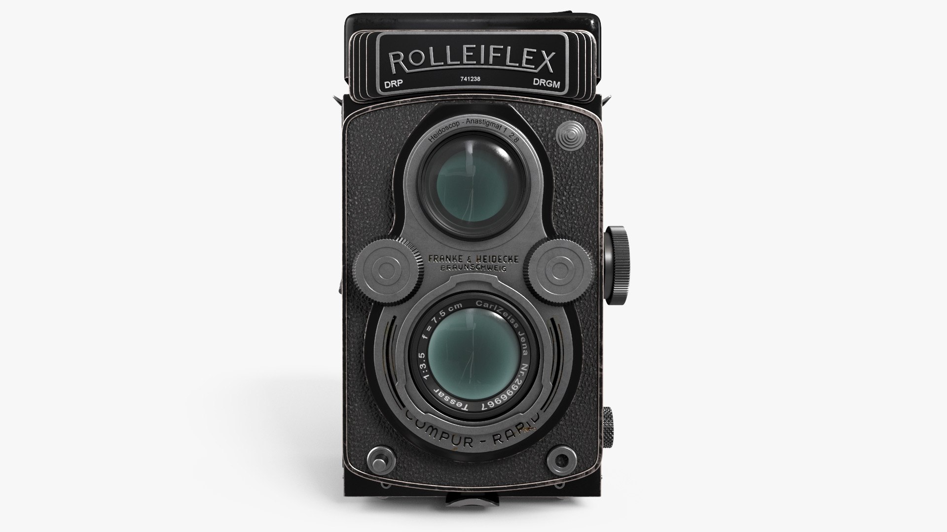 Rolleiflex Camera 8K PBR Textures 3D - TurboSquid 2080475