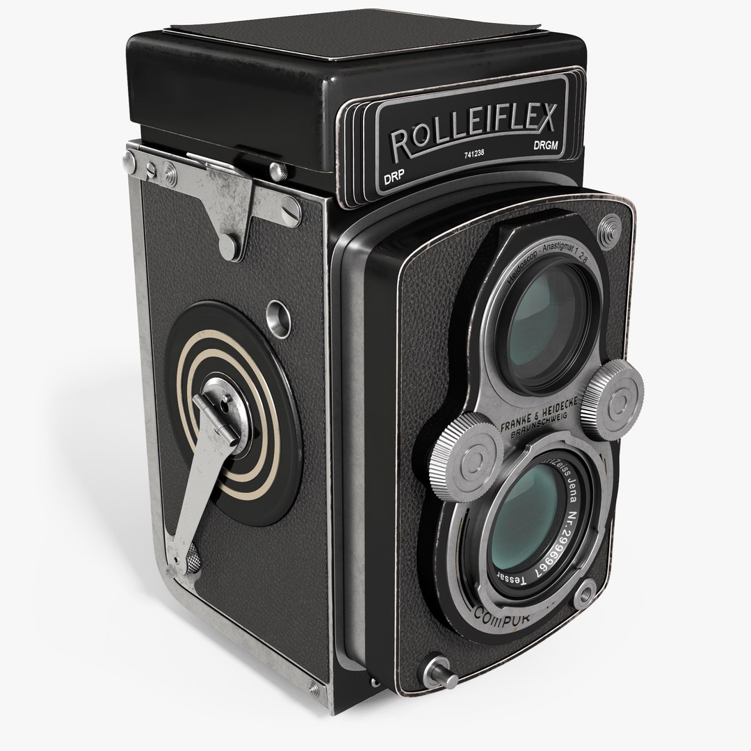 3D Rolleiflex Camera 8K PBR Textures - TurboSquid 2080474