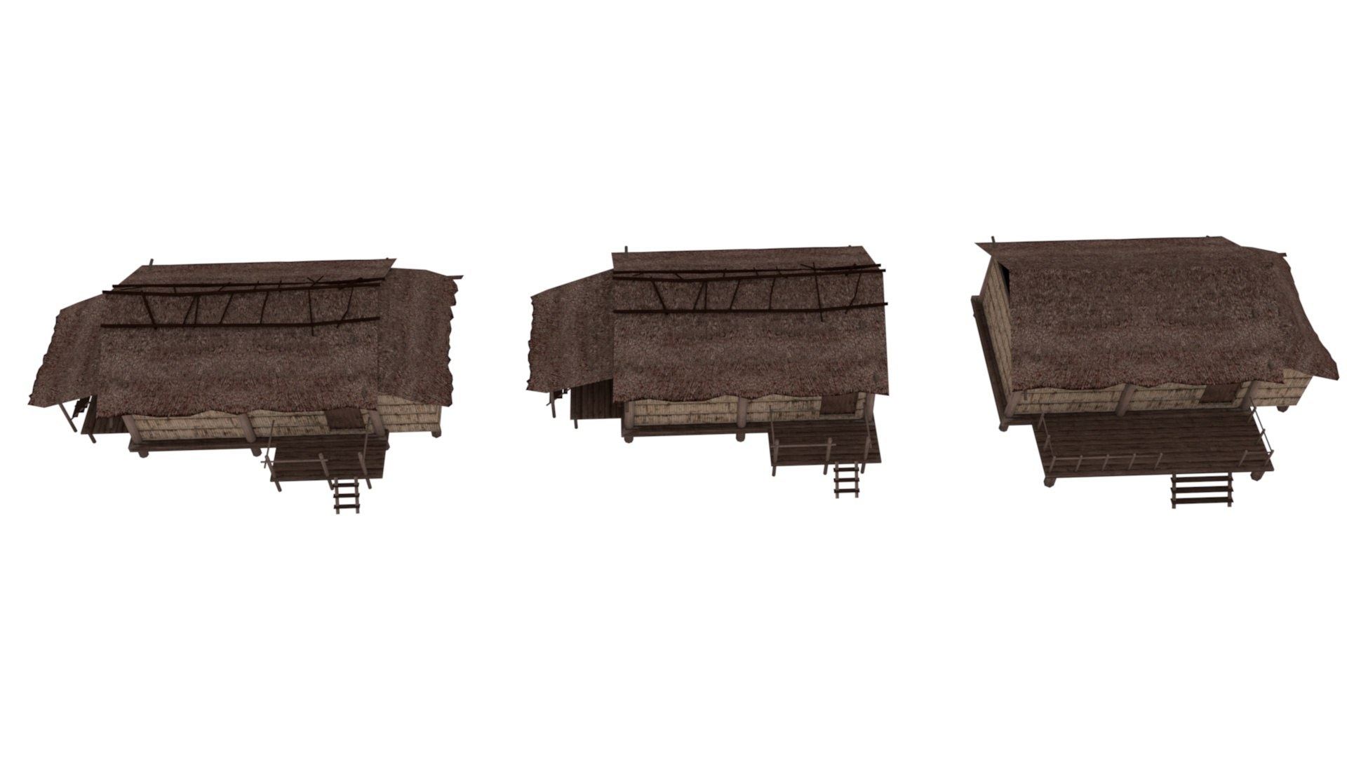 Straw House Modelo 3D - TurboSquid 1893324