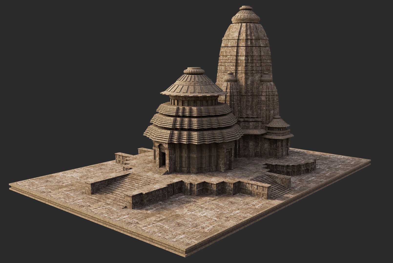 3D Model Konark Sun Temple - TurboSquid 2321086