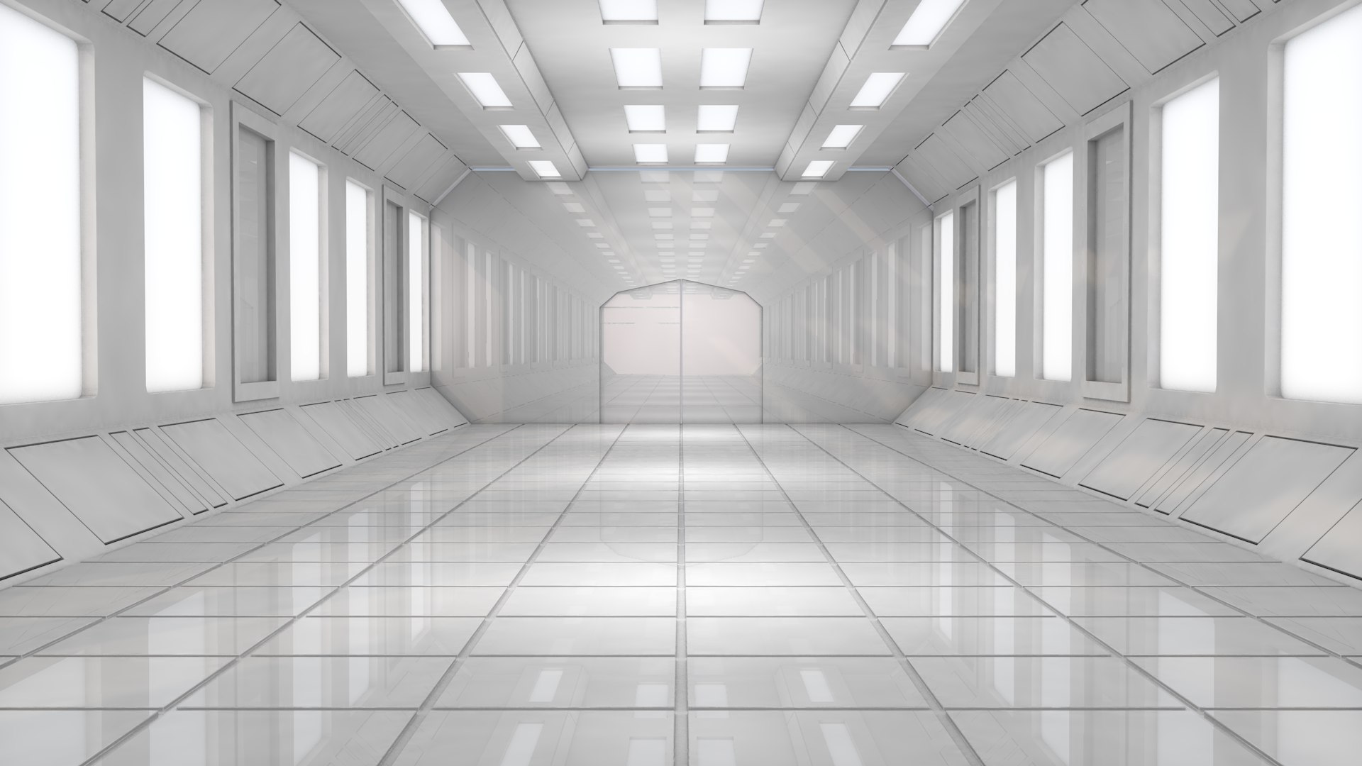 Sci Fi Corridor 3D Model - TurboSquid 1965995