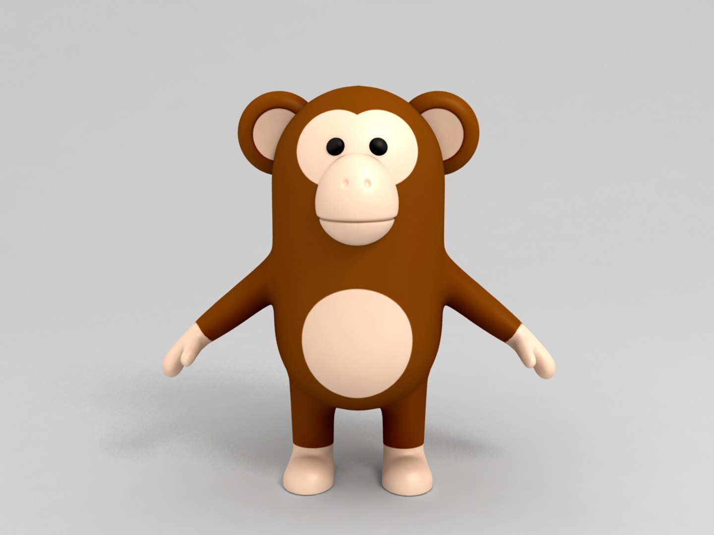 3D Monkey Character - TurboSquid 1266076
