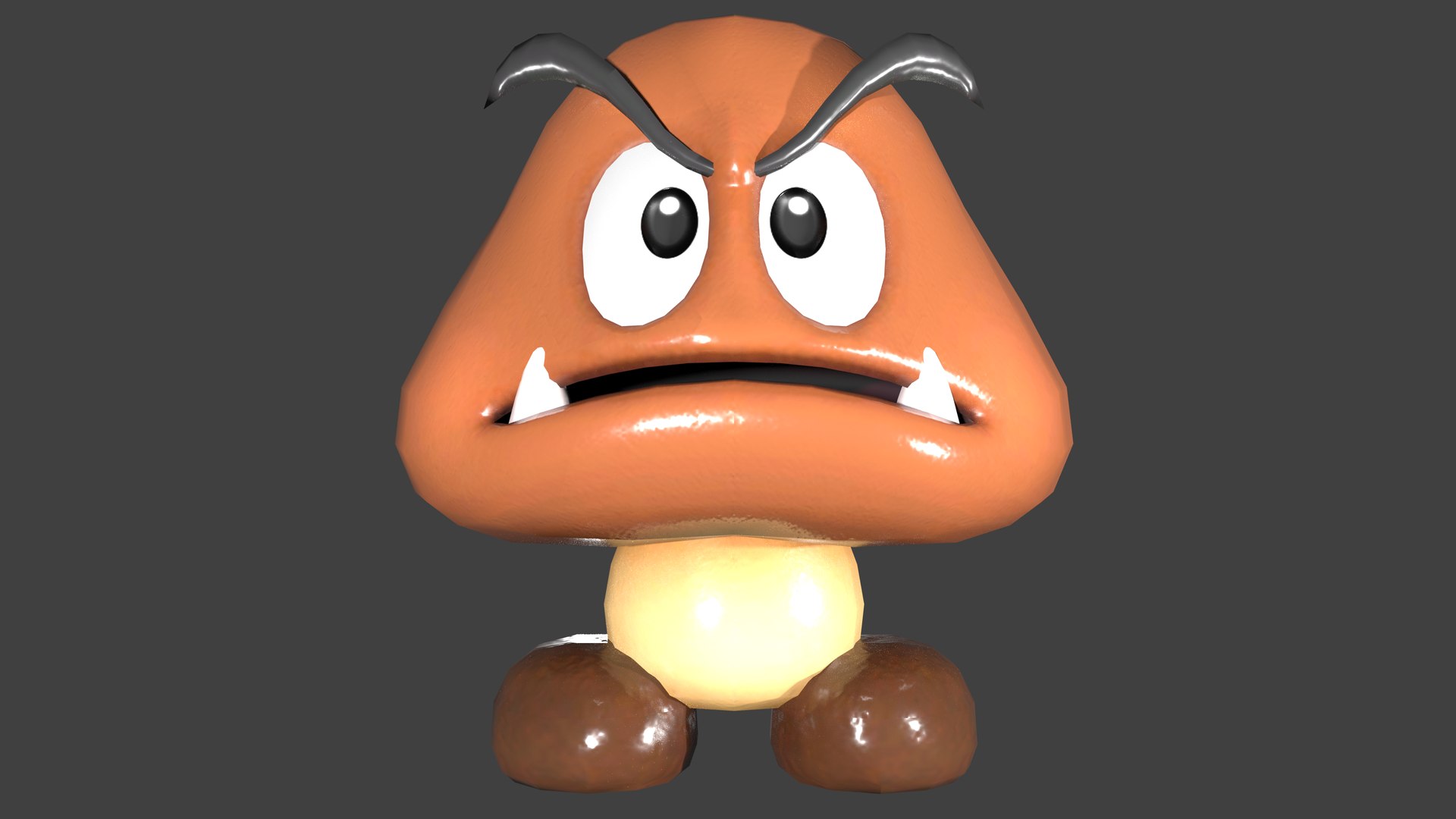 GOOMBA - PBR - RIGGED 3D Model - TurboSquid 1726766