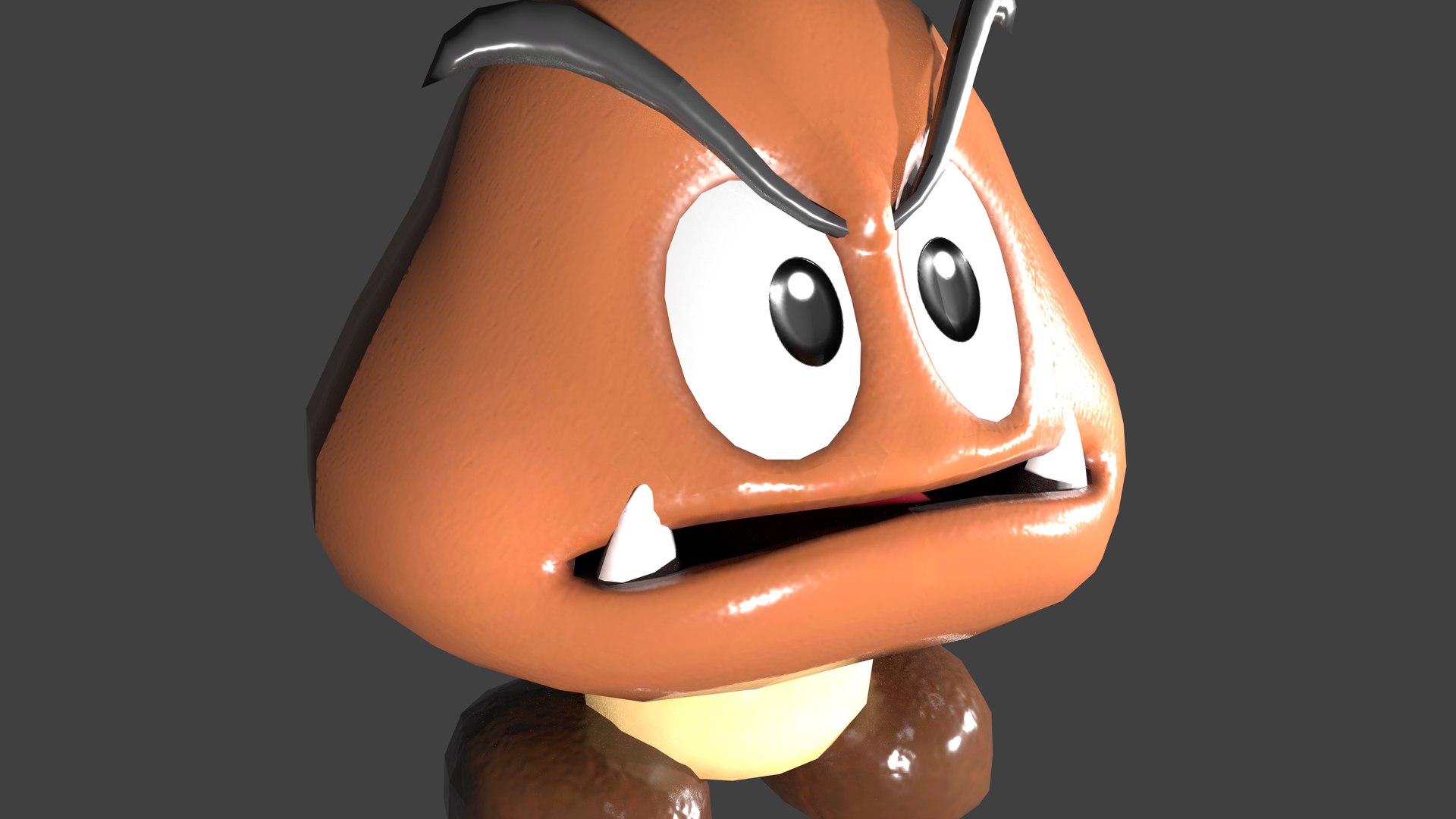 GOOMBA - PBR - RIGGED 3D Model - TurboSquid 1726766