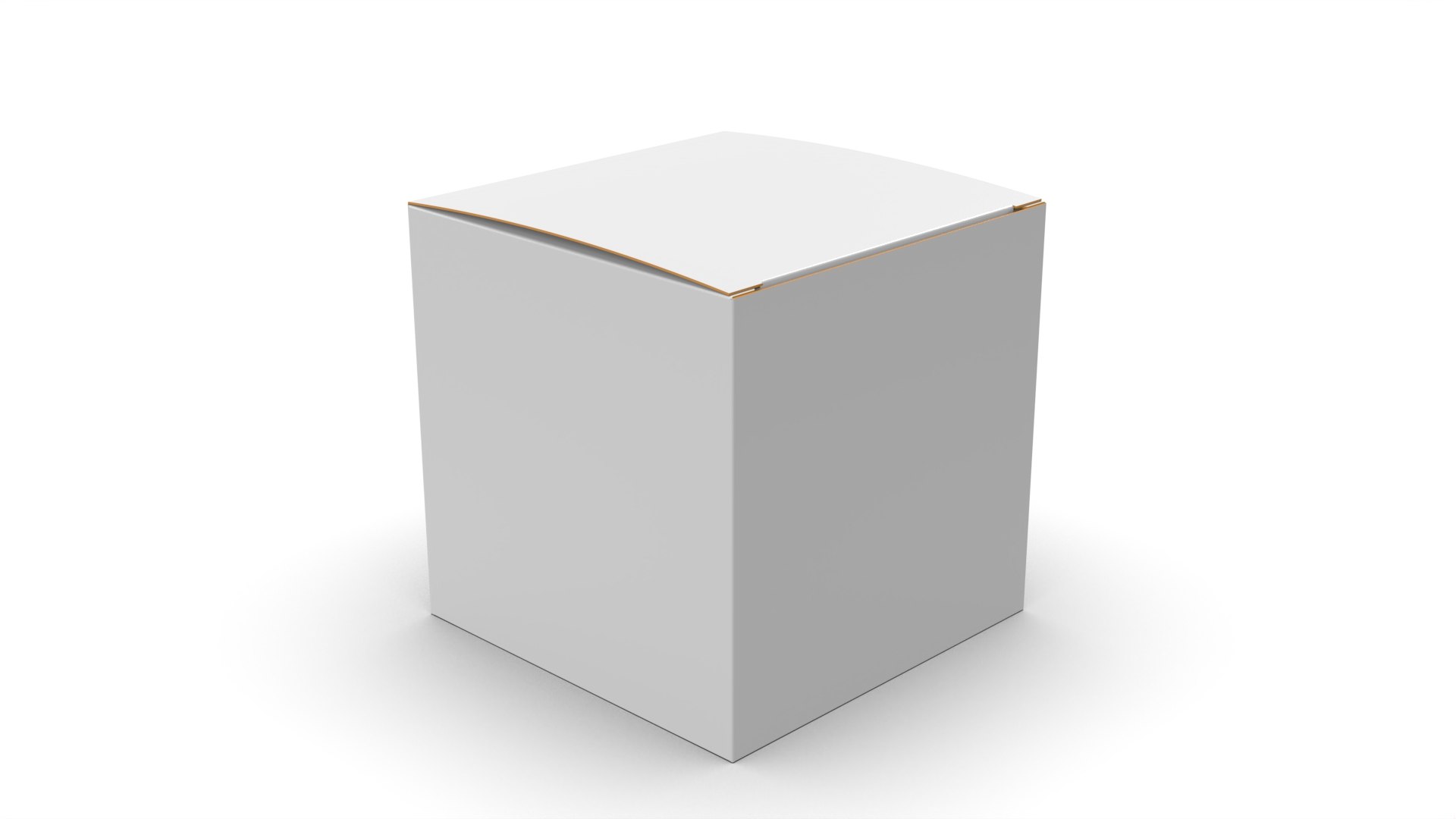 Packaging Box Cube 80x80x80mm DIE-CUT INCLUDE IN FILES 3D Model ...
