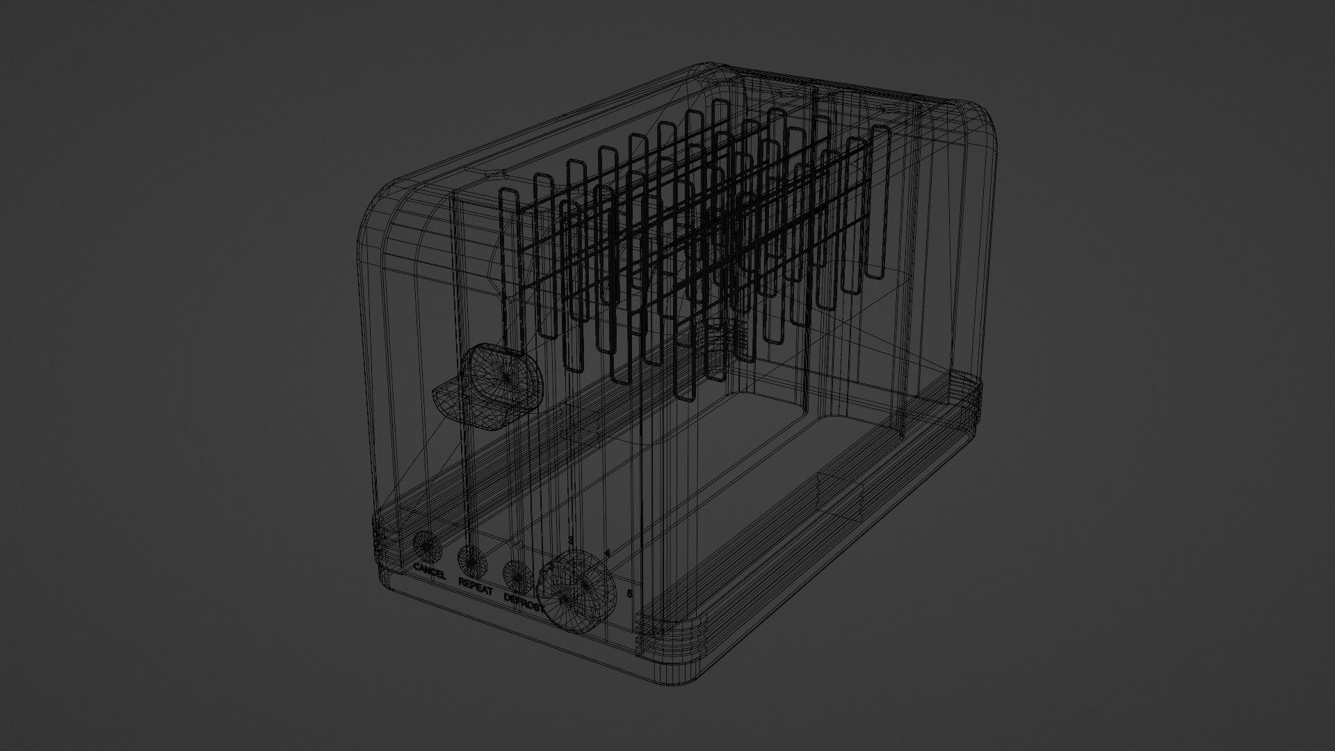 3D Orange Toaster Model - TurboSquid 1910906
