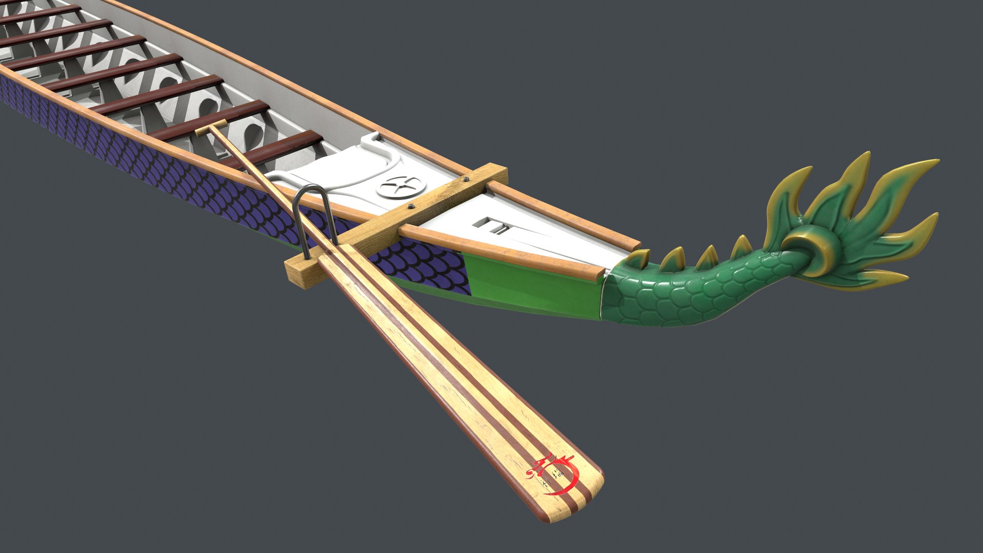 3D Model Dragon Boat Racing - TurboSquid 2186237