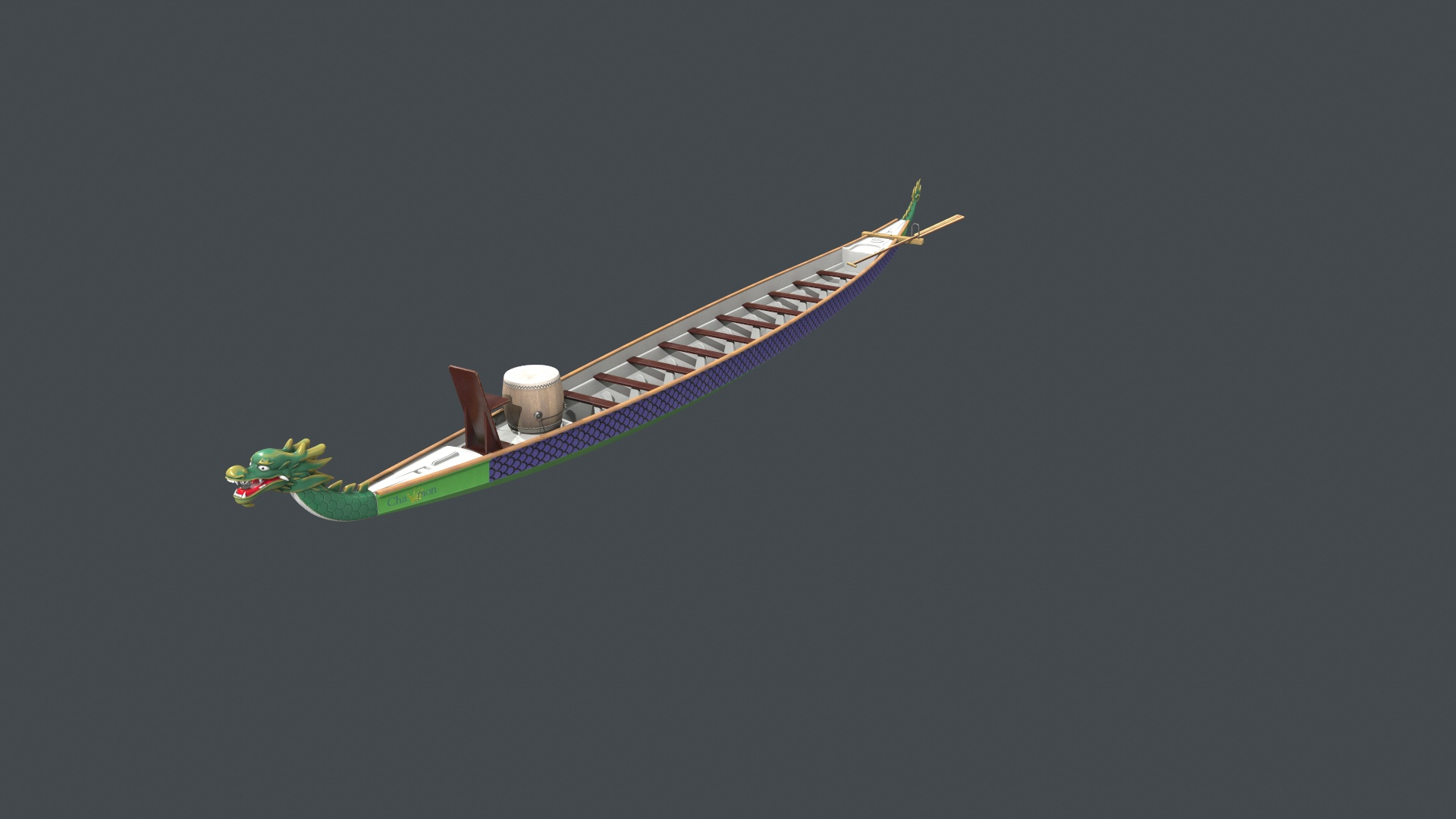 3D Model Dragon Boat Racing - TurboSquid 2186237