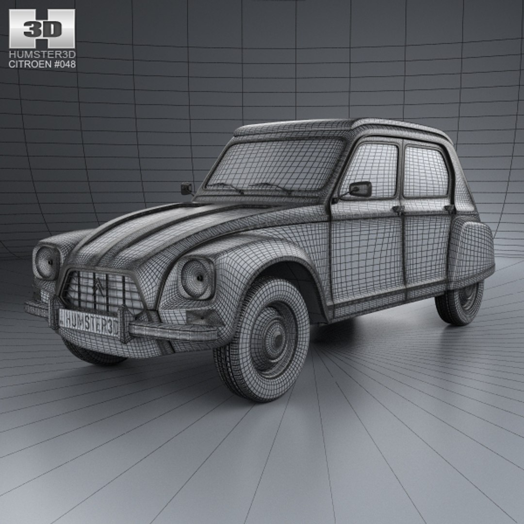 Citroen Dyane 1967 3D Model - TurboSquid 1256981
