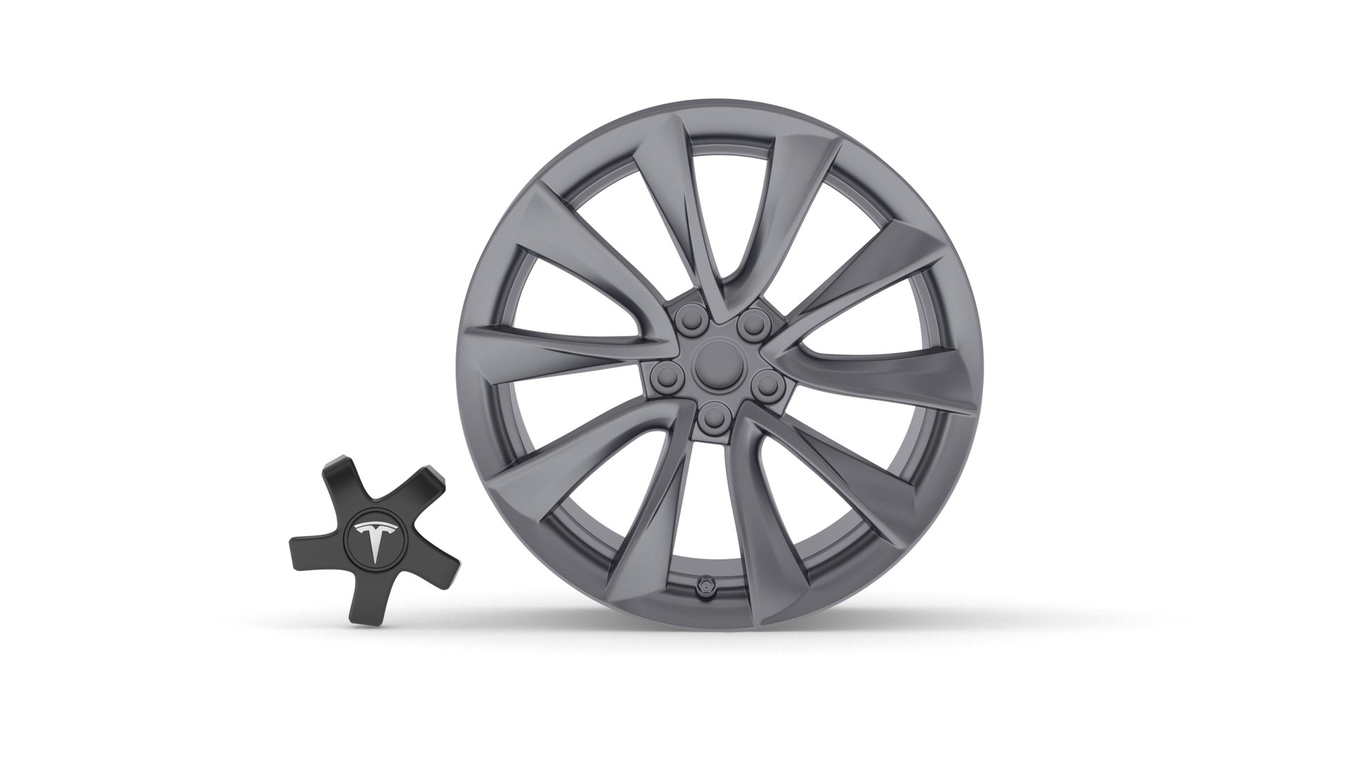 3D Tesla Car Rim 02 - TurboSquid 2114590
