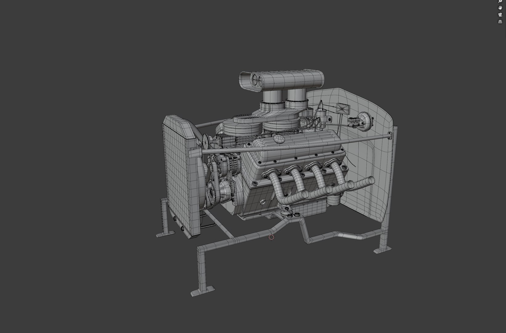 3D V8 Engine Model - TurboSquid 1792751