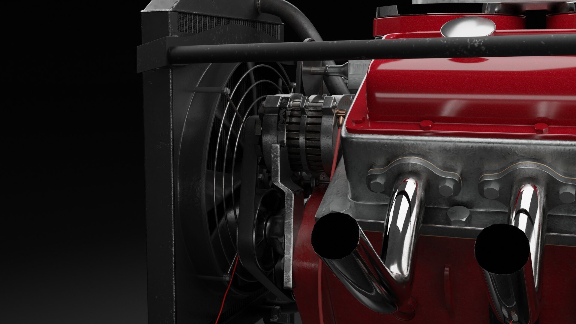 3D V8 Engine Model - TurboSquid 1792751