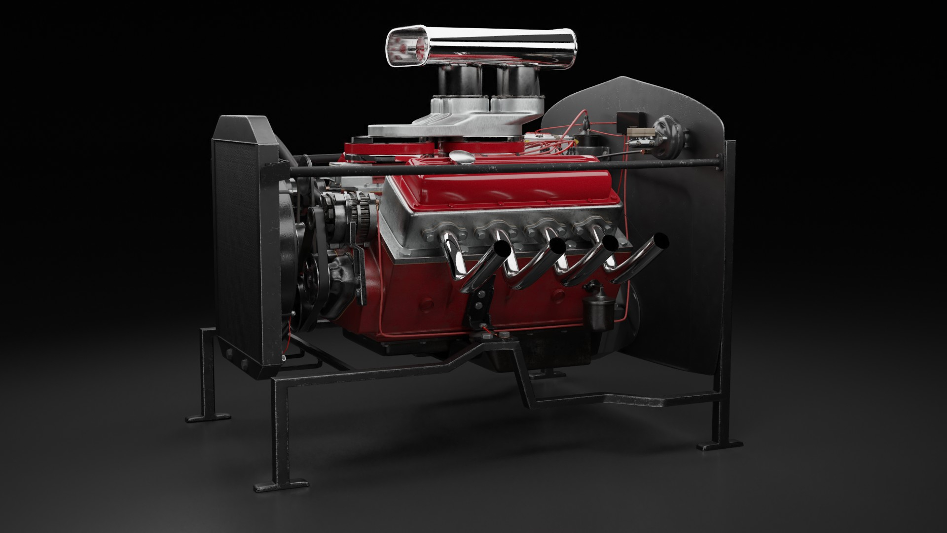 3D V8 Engine Model - TurboSquid 1792751