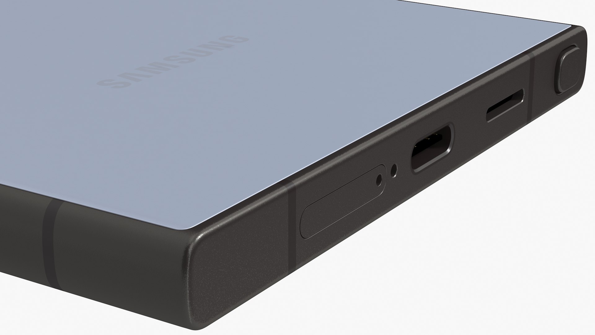 3D Model Samsung Galaxy S24 Ultra Blue - TurboSquid 2178903