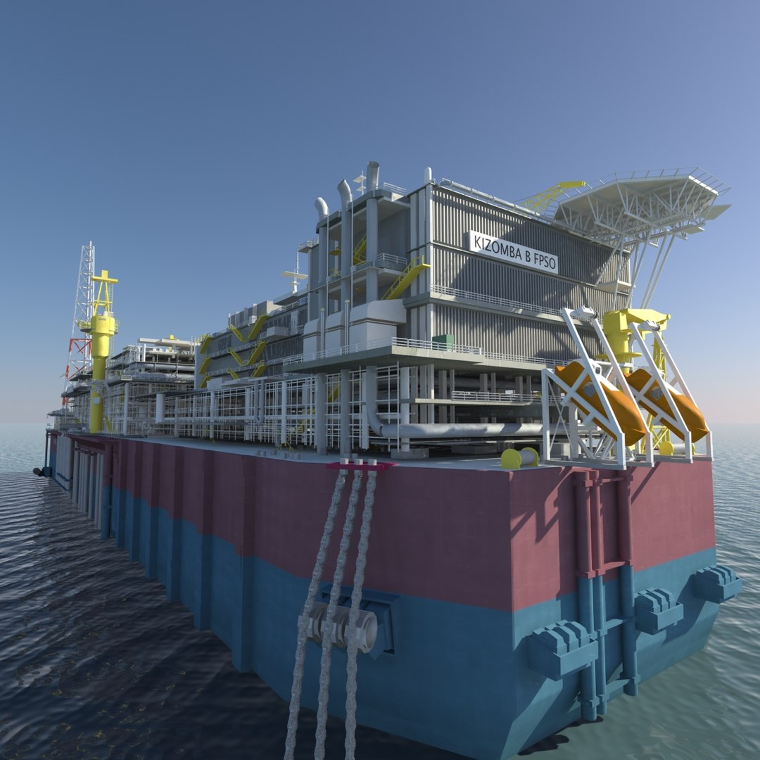 Factory Ship Fpso 3d Model