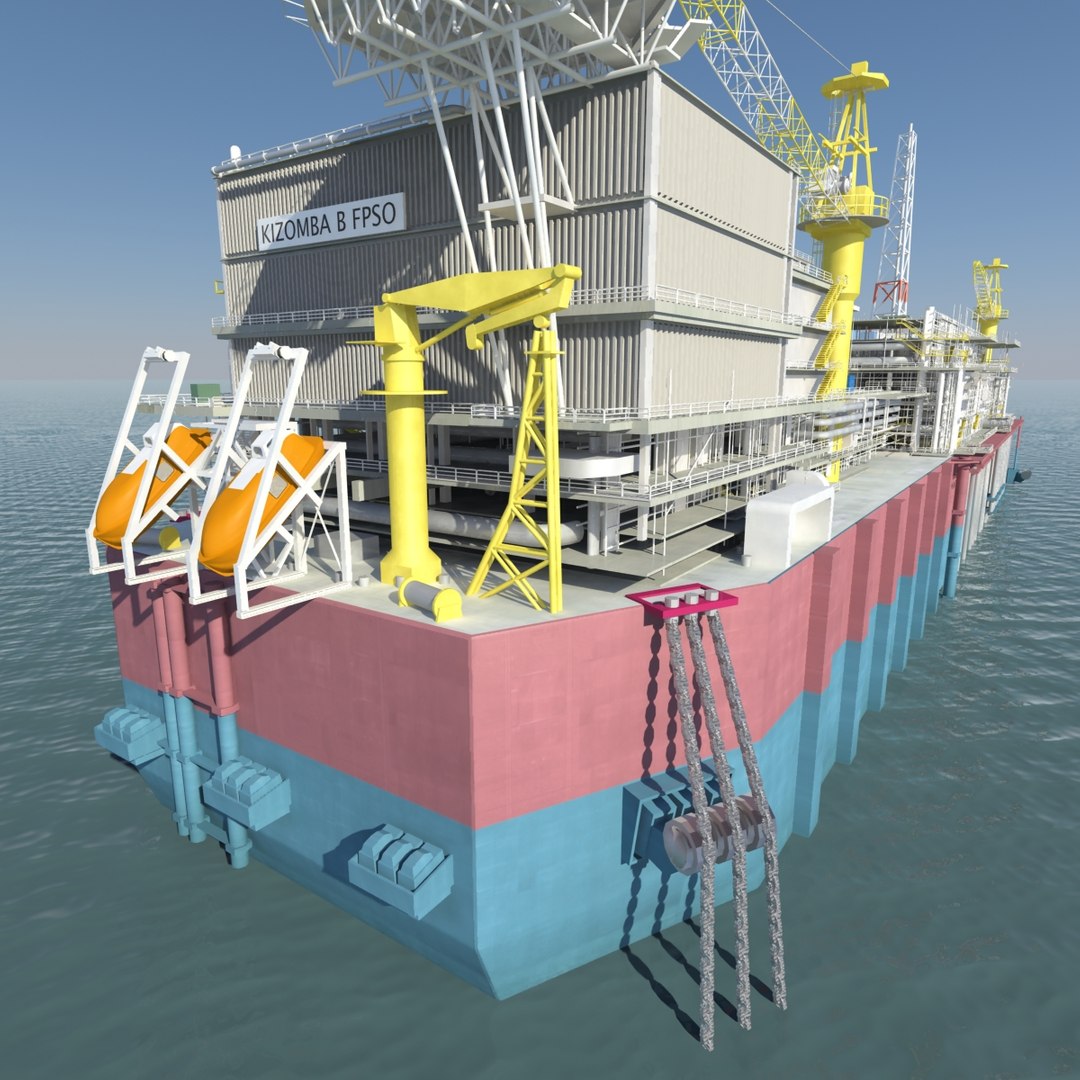Factory Ship Fpso 3d Model