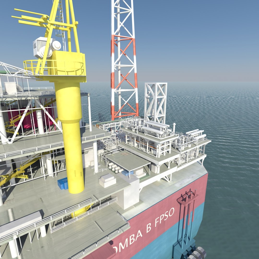 Factory Ship Fpso 3d Model