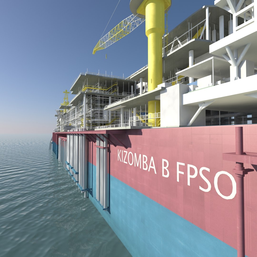 Factory Ship Fpso 3d Model