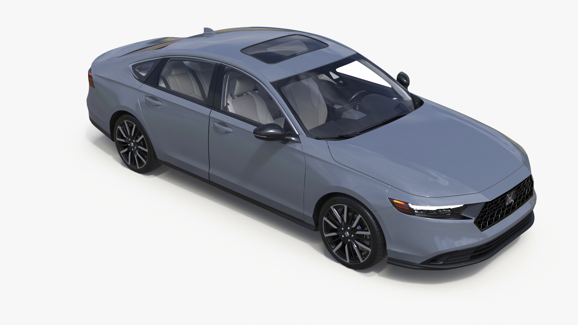 Gray Honda Accord 2025 Rigged 3D Model - TurboSquid 2374662