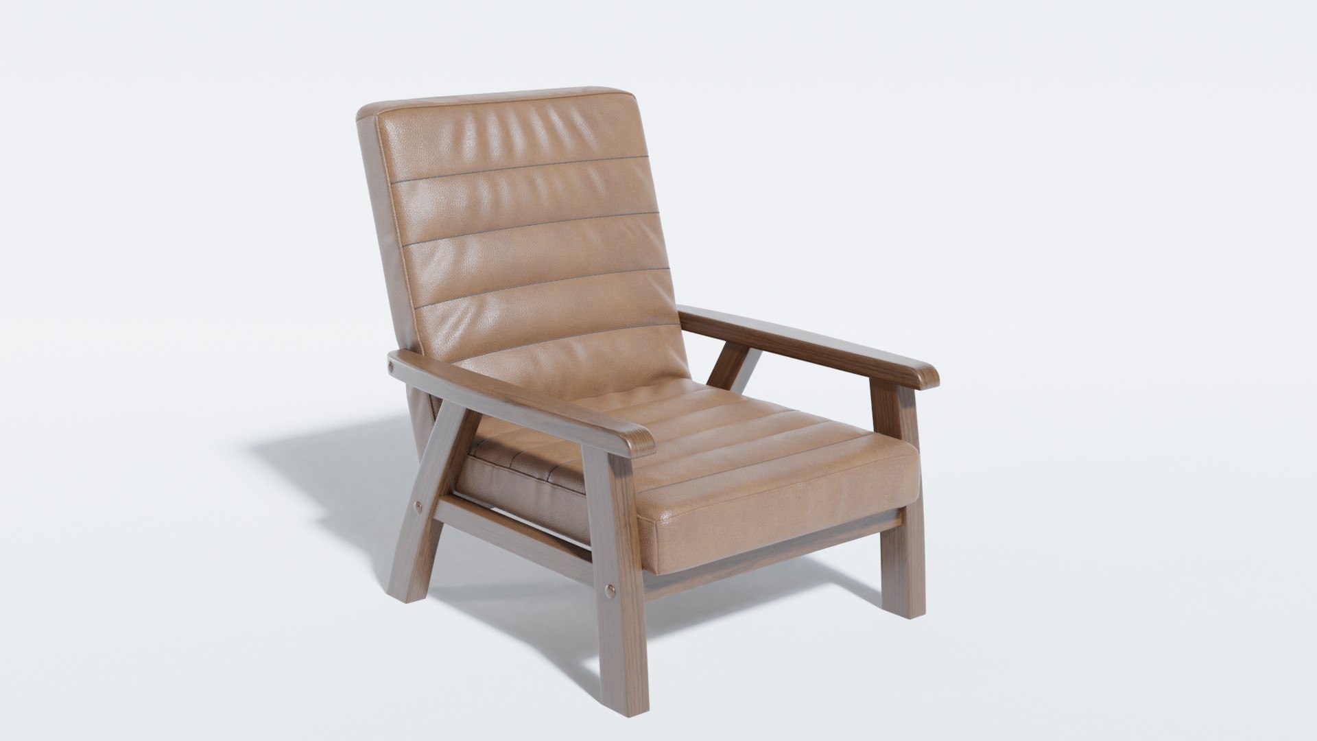 3D leather chair model - TurboSquid 1665330