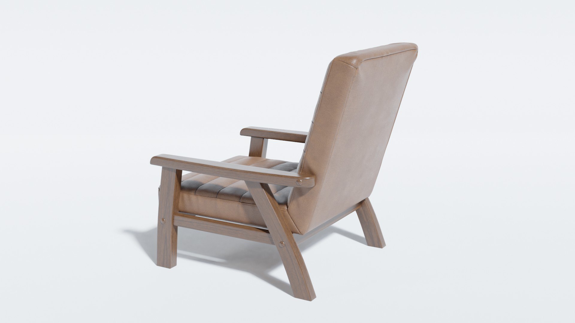 3D leather chair model - TurboSquid 1665330