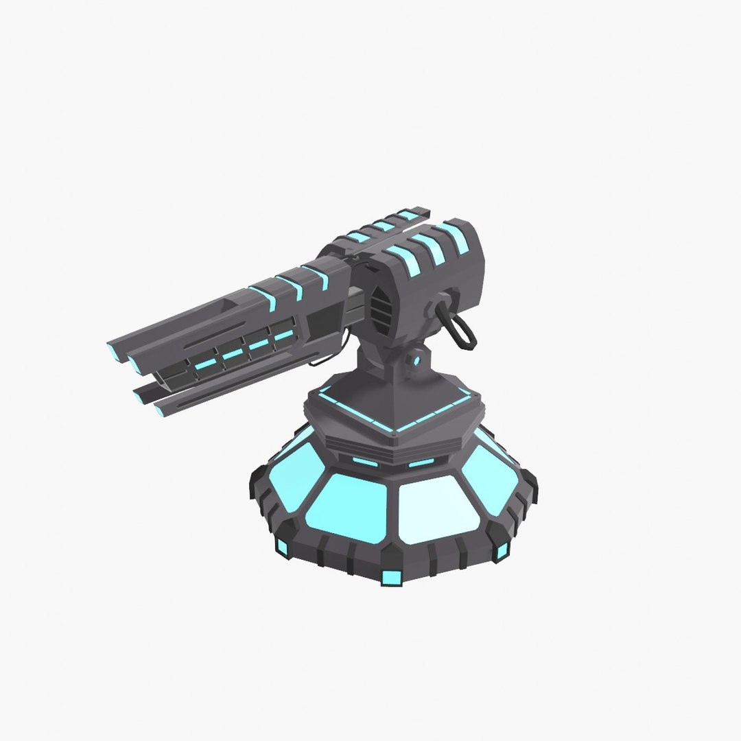 Tower Defense Turret Pack 3D Model - TurboSquid 2361531