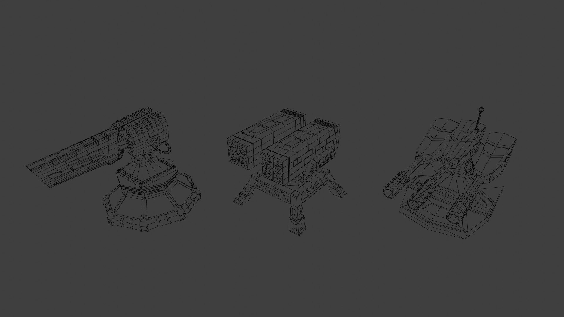 Tower Defense Turret Pack 3D Model - TurboSquid 2361531