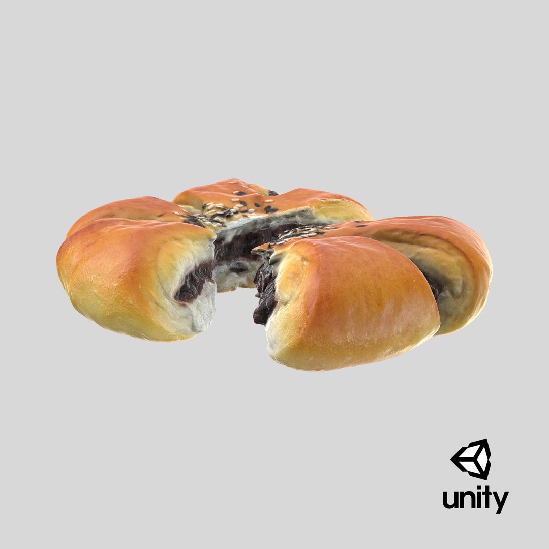 3D Red Bean Buns - TurboSquid 2157151