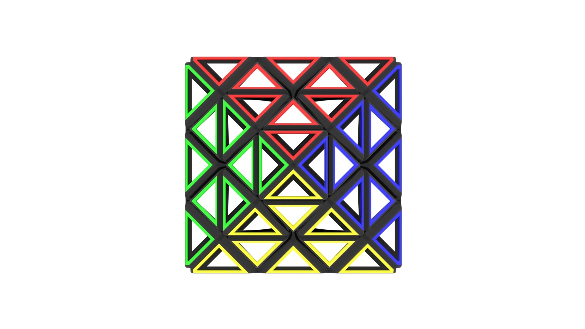 3D Pyraminx Skeleton - TurboSquid 1747834