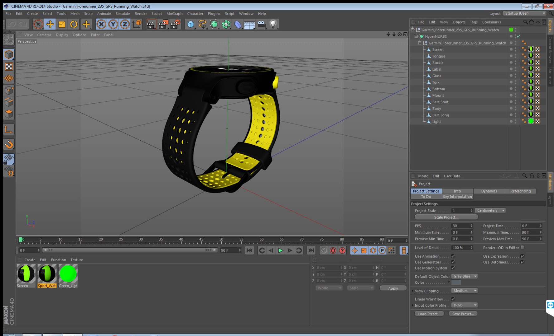 3D Garmin Forerunner 235 Gps Model - TurboSquid 1379925