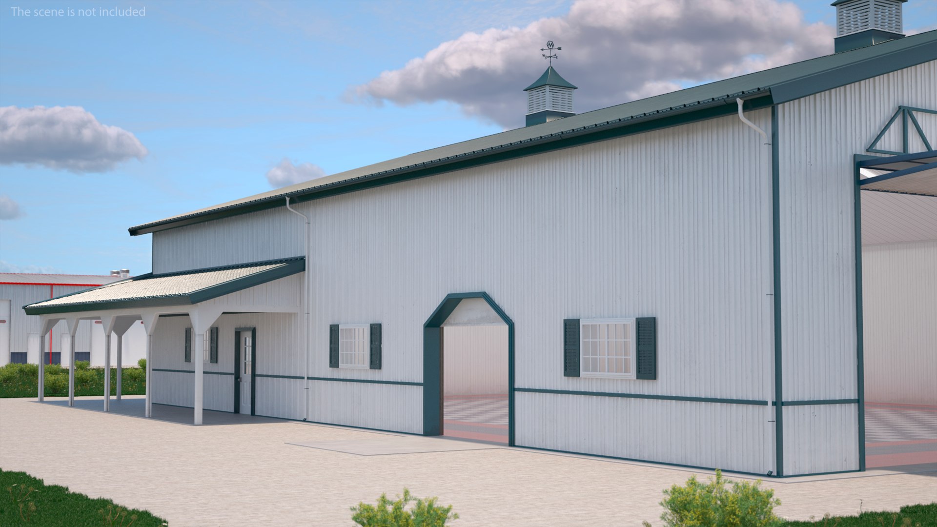 3D Aircraft Storage Hangar Rigged For Maya Model - TurboSquid 2300638