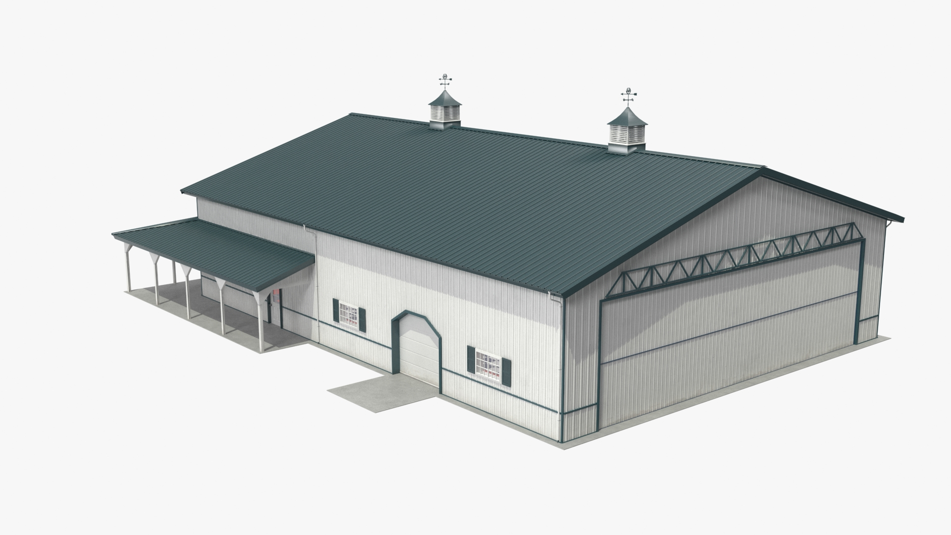 3D Aircraft Storage Hangar Rigged For Maya Model - TurboSquid 2300638