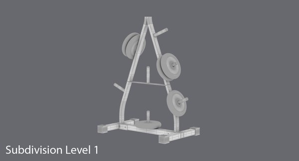 3d weight plate tree