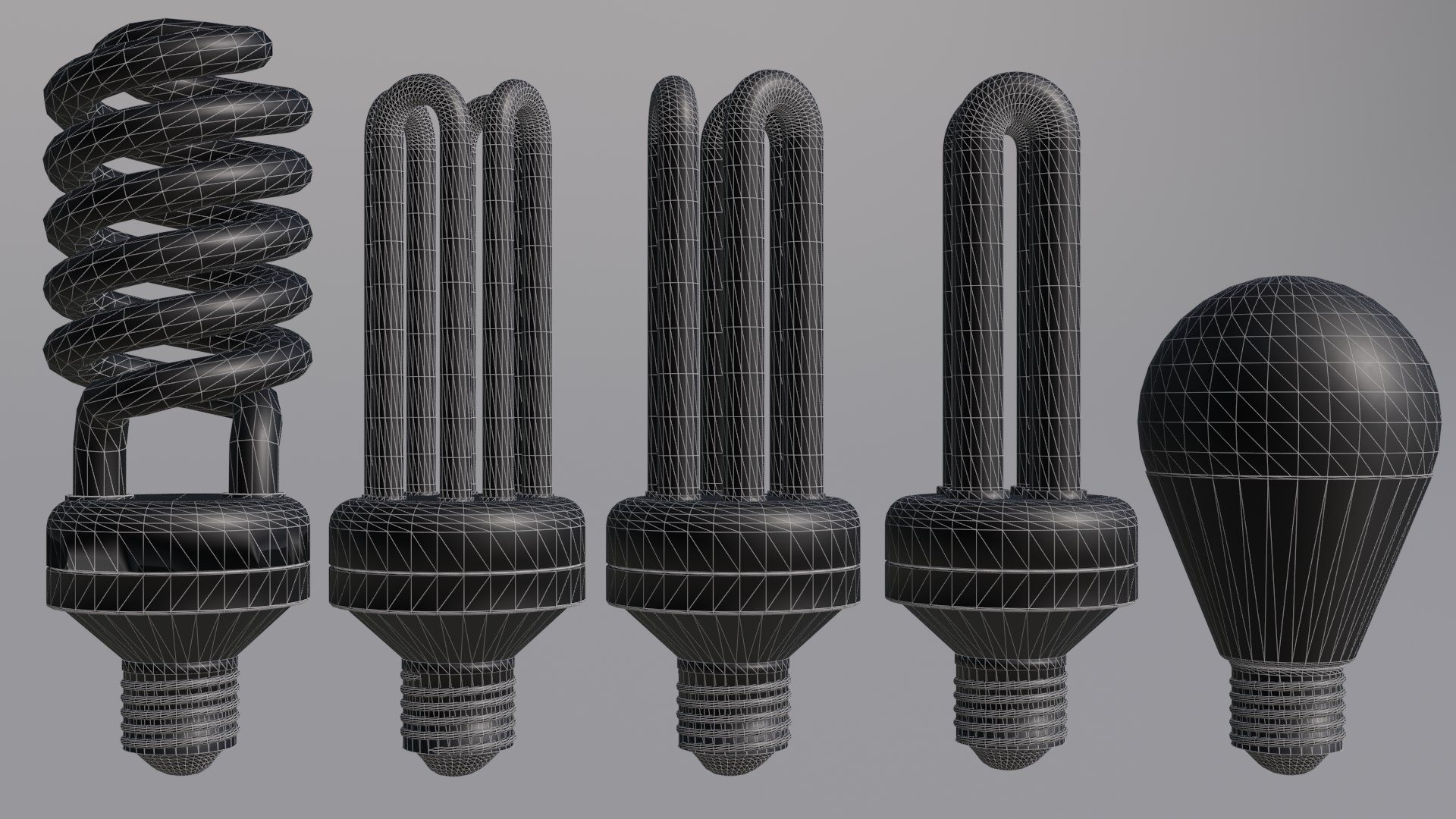 3D Light Bulbs Collection Model - TurboSquid 2039246